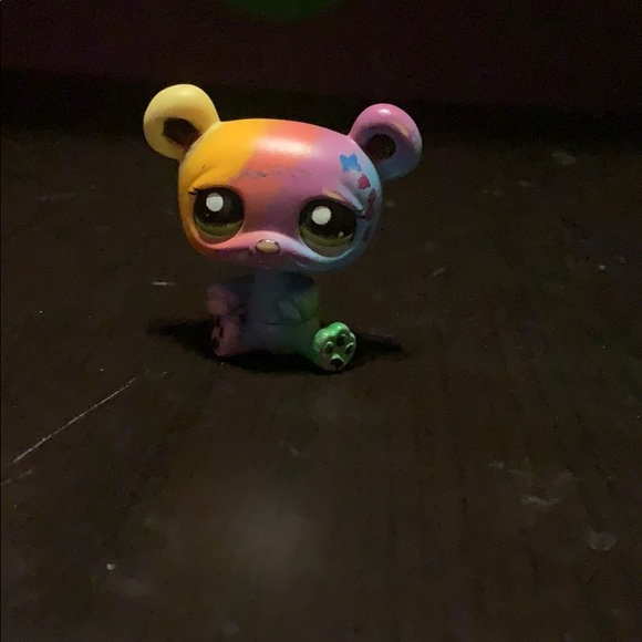 Hasbro | Other | Lps Rainbow Bear Very Rare | Poshmark